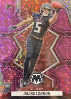 Drake London 2022 Mosaic #275 NFL Debut - No Huddle Pink /20 PSA 10 Price Guide - Sports Card ...