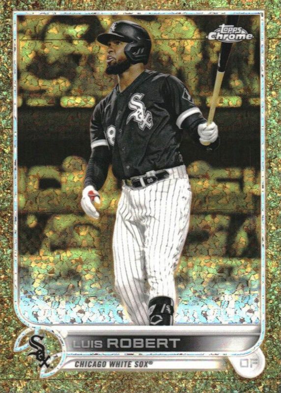 Luis Robert Jr. 2022 Topps Gilded Collection #67 Mini-Diamond Gold Etch ...