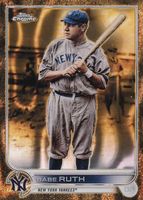 Babe Ruth 2022 Topps Gilded Collection #3 Lava Gold Etch Refractor /10 ...