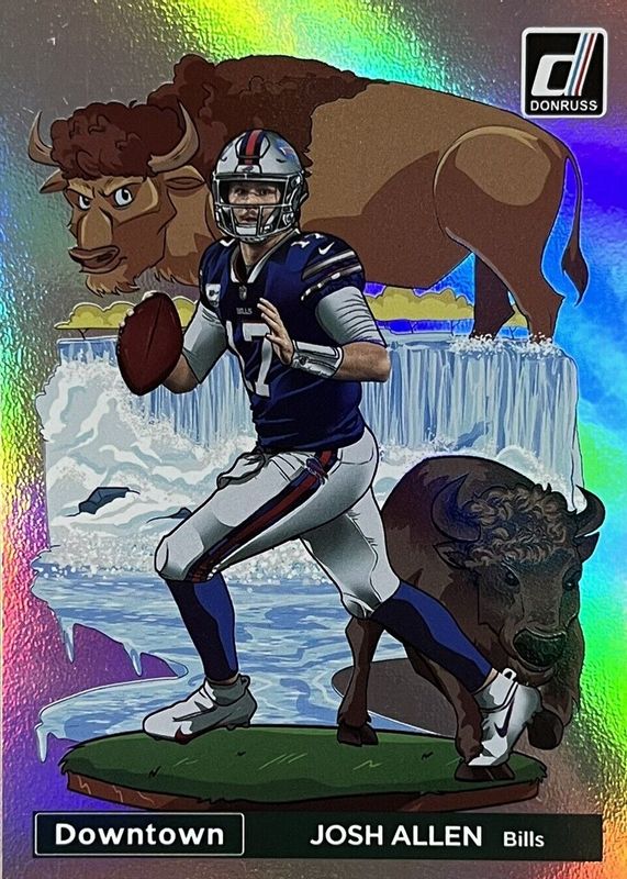 Josh Allen 2022 Donruss #DT-JA Downtown /(SSP) Price Guide - Sports Card Investor