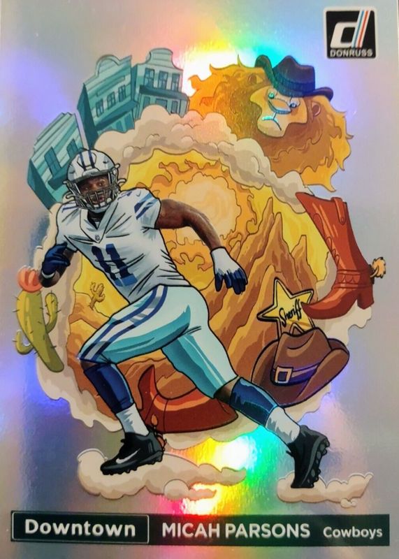Micah Parsons 2022 Donruss #DT-MP Downtown /(SSP) Price Guide - Sports ...