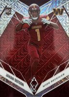 Jahan Dotson 2022 Phoenix #110 Red Mojo (/10) PSA 10 Price Guide ...