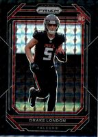 Drake London 2022 Prizm #308 Black Finite /1 Price Guide - Sports Card Investor