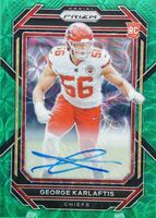 George Karlaftis 2022 Prizm #378 Rookie Autographs - Green Scope /75 ...