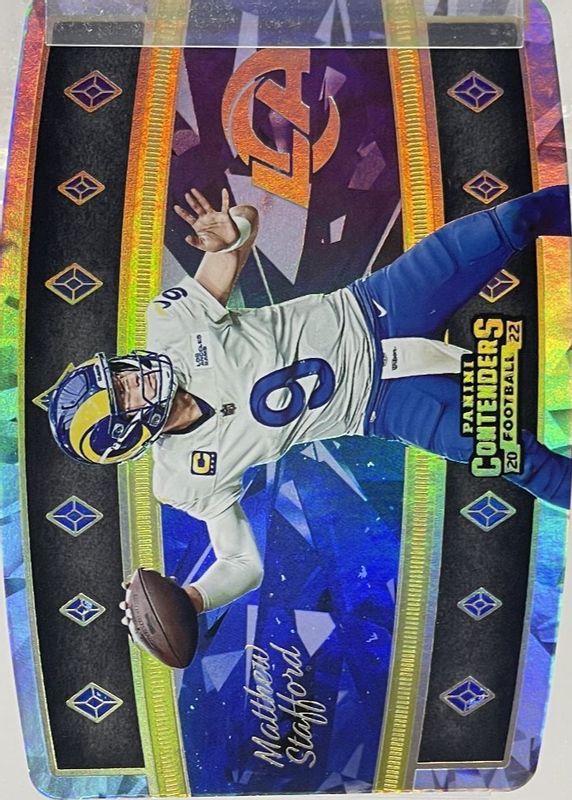 Matthew Stafford 2022 Contenders Crown Jewels #CJ-MST Price Guide ...