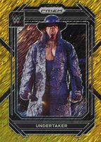 Undertaker 2023 Prizm WWE #172 Gold Shimmer /5 PSA 10 Price Guide ...