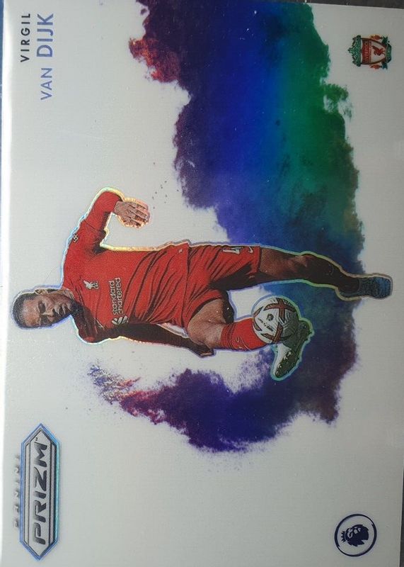 Virgil van Dijk 2022 Prizm Premier League #5 Color Blast /(SSP) Price ...