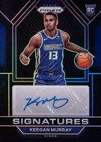 Keegan Murray 2022 Prizm #RSI-KMU Rookie Signatures - Black /1 Price ...