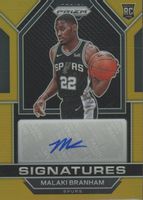 Malaki Branham 2022 Prizm #RSI-MBR Rookie Signatures - Gold /10 PSA 10 ...