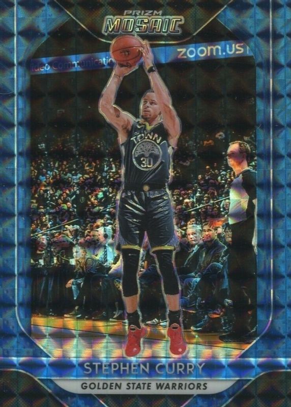 Stephen Curry 2018 Prizm Mosaic #90 Blue BGS 10 PRISTINE Price Guide ...