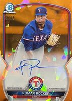 Kumar Rocker 2023 Bowman Sapphire Edition #BSPA-KR Chrome Prospect Auto ...