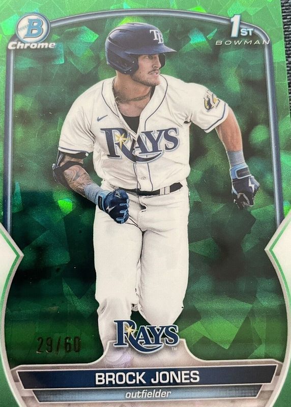 Brock Jones 2023 Bowman Sapphire Edition #BCP-115 Chrome Prospects ...
