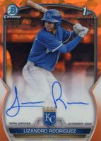 Lizandro Rodriguez 2023 Bowman Sapphire Edition #BSPA-LR Chrome ...