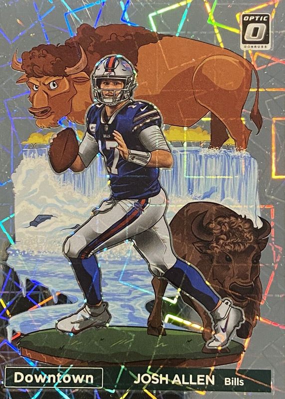 Josh Allen 2022 Optic #DT-JA Downtown Price Guide - Sports Card Investor