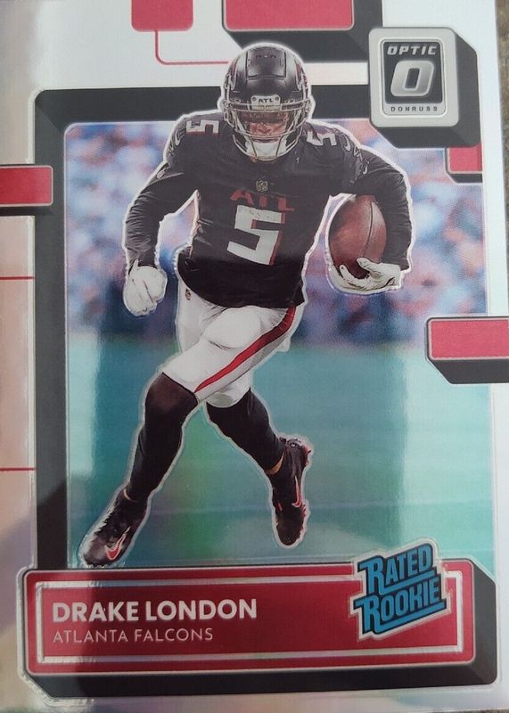 Drake London 2022 Optic Holo #207 Price Guide - Sports Card Investor