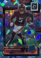 Drake London 2022 Optic #207 Ice /15 Price Guide - Sports Card Investor