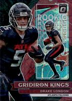 Drake London 2022 Optic #RGK-6 Rookie Gridiron Kings - Black Pandora ...