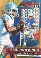 Jameson Williams 2022 Optic #RGK-7 Rookie Gridiron Kings - Gold /10 PSA ...