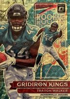 Travon Walker 2022 Optic #RGK-17 Rookie Gridiron Kings - Gold Vinyl /1 ...
