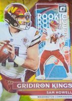 Sam Howell 2022 Optic #RGK-19 Rookie Gridiron Kings - Gold /10 Price ...
