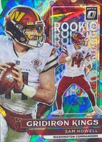 Sam Howell 2022 Optic #RGK-19 Rookie Gridiron Kings - Ice /15 PSA 10 ...