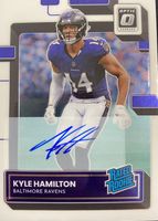 Kyle Hamilton 2022 Optic #238 Rated Rookie Autographs /150 Price Guide ...