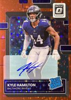 Kyle Hamilton 2022 Optic #238 Rated Rookie Autographs - Red Stars /11 ...