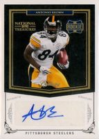Antonio Brown 2010 National Treasures #205 Rookie Autographs - Gold /25 ...