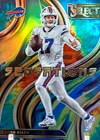 Josh Allen 2022 Select #SEN-2 Sensations - Tie-Dye /25 Price Guide ...