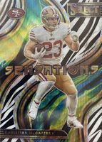 Christian McCaffrey 2022 Select #SEN-13 Sensations - Zebra /(SSP) Price ...