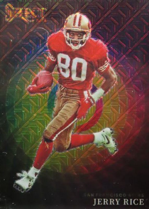Jerry Rice 2022 Select #CW-12 Color Wheel - Gold /10 Price Guide ...