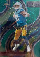 Justin Herbert 2022 Select #SEN-6 Sensations - Green /5 PSA 10 Price ...