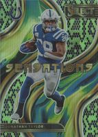 Jonathan Taylor 2022 Select #SEN-10 Sensations - Green & Black ...