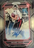 Drake London 2022 Chronicles #PB-11 Prizm Black Signatures - Gold Vinyl /5 Price Guide - Sports ...