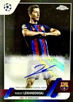 Robert Lewandowski 2022 Topps Chrome UEFA Club Competitions #CA-RL ...