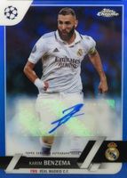 Karim Benzema 2022 Topps Chrome UEFA Club Competitions #CA-KB ...