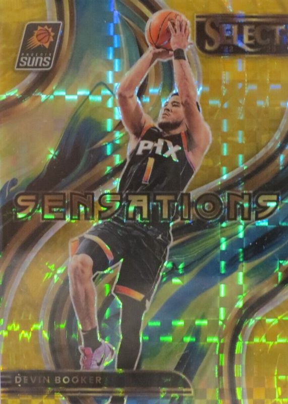 Devin Booker 2022 Select #4 Sensations - Gold /10 Price Guide - Sports ...