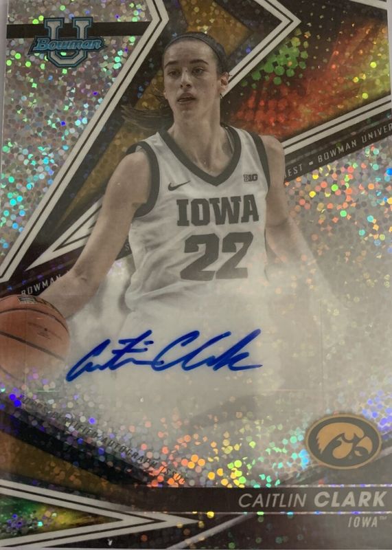 Caitlin Clark 2022 Bowman's Best University #BOA-CC Best of 2022 ...