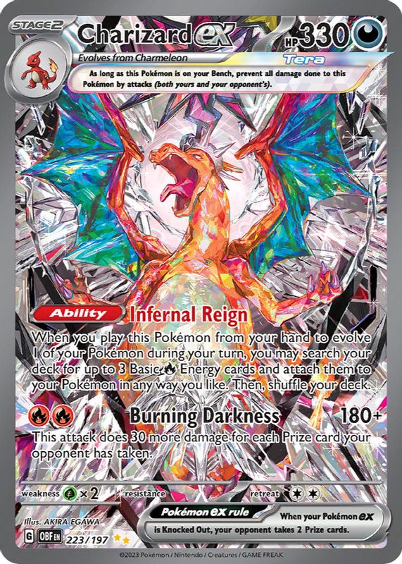 Charizard ex 2023 Scarlet & Violet: Obsidian Flames #223/197 Special ...
