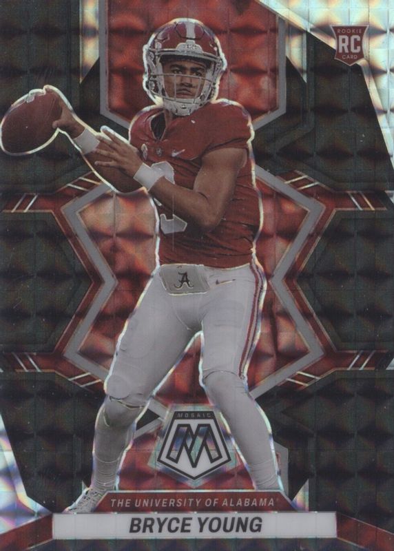Bryce Young 2023 Mosaic Draft Picks #1 Black /1 Price Guide - Sports ...