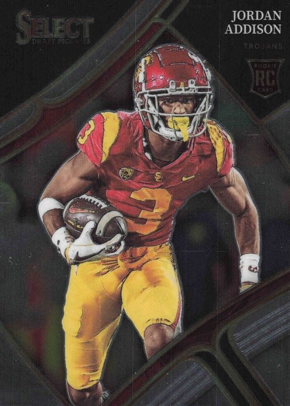 Jordan Addison 2023 Select Draft Picks #106 Field Level Price Guide ...