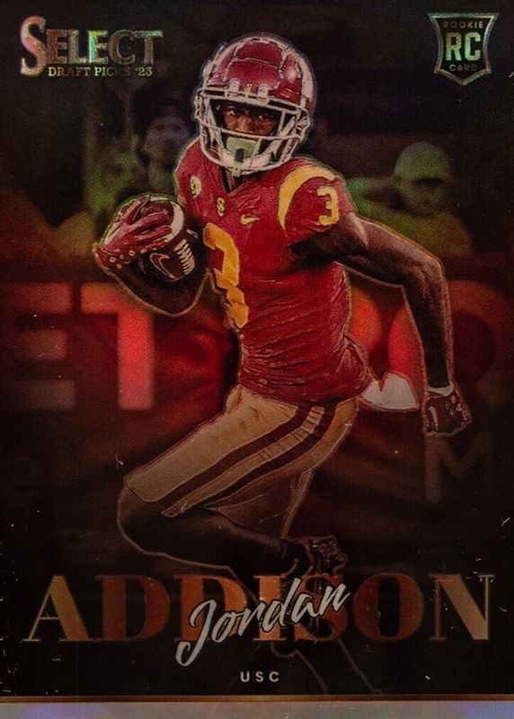 Jordan Addison 2023 Select Draft Picks Artistic Selections #AS-JA Price ...
