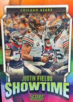 Justin Fields 2023 Score #ST-8 Showtime /(SSP) Price Guide - Sports ...