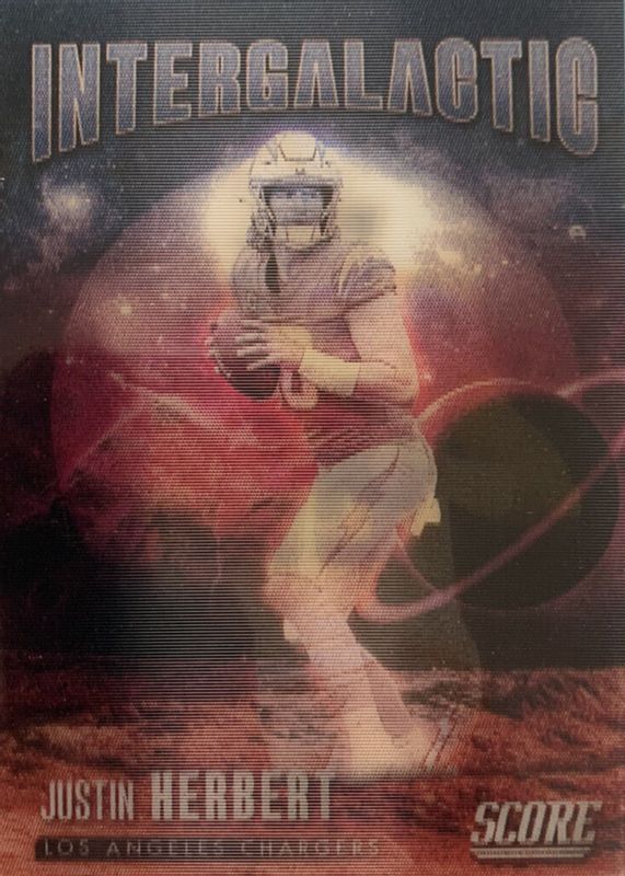 Justin Herbert 2023 Score #I-3 Intergalactic /(SSP) Price Guide ...
