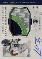 Kenneth Walker III 2022 National Treasures #CRPA-KW Crossover Rookie ...