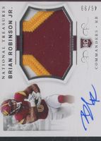 Brian Robinson Jr. 2022 National Treasures #CRPA-BR Crossover Rookie ...