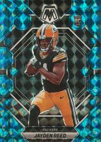 Jayden Reed 2023 Mosaic #333 Choice Peacock /(SSP) Price Guide - Sports ...
