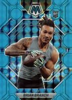 Brian Branch 2023 Mosaic #287 Blue Fluorescent /15 Price Guide - Sports ...