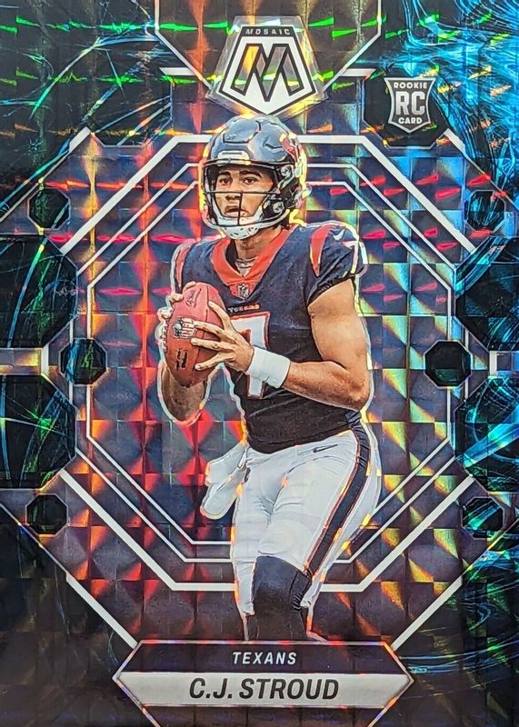 CJ Stroud 2023 Mosaic #292 Genesis /(SSP) Price Guide - Sports Card ...