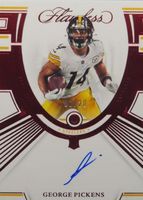 George Pickens 2022 Flawless #RGM-GP Rookie Gems Signatures /20 Price ...